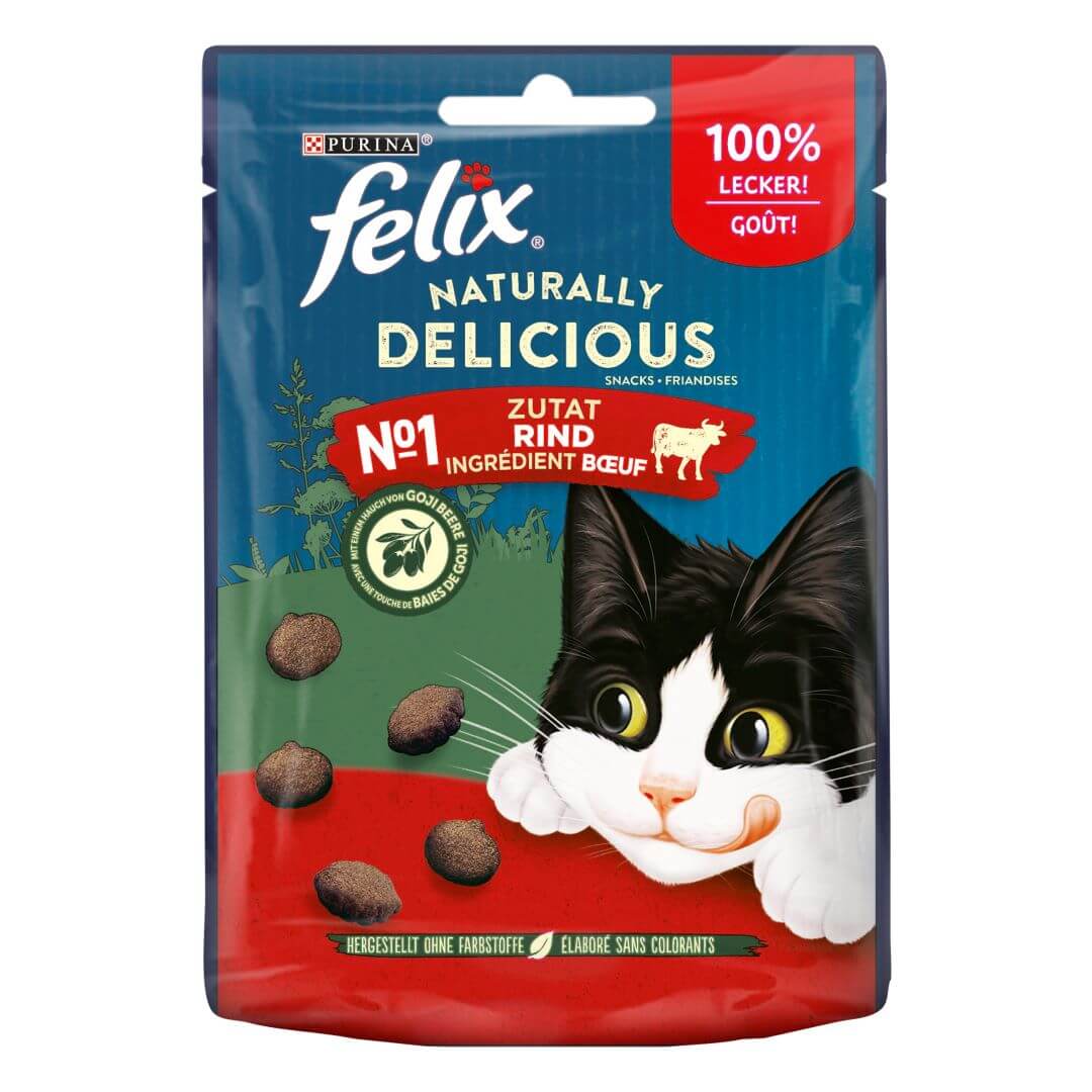 FELIX® NATURALLY DELICIOUS gardumi kaķiem | Purina LV
