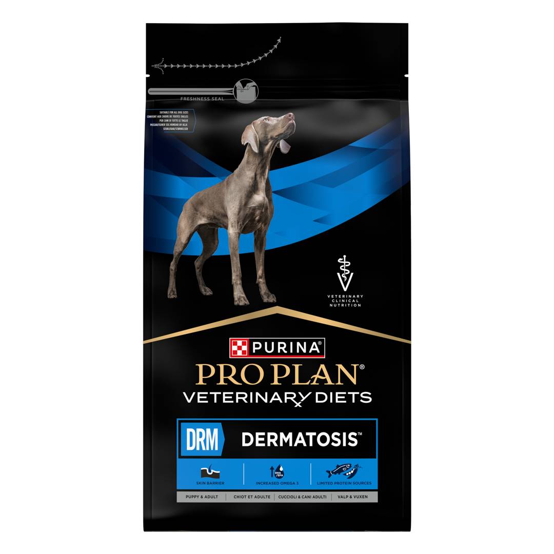 PURINA® PRO PLAN® VETERINARY DIETS DRM Dermatosis™, sausā suņu barība ...